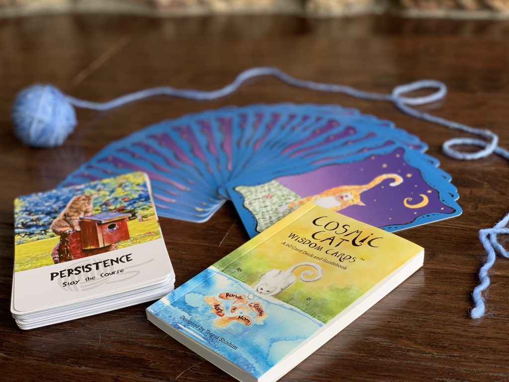 Cosmic Cat Wisdom Cards - EnlightenUp