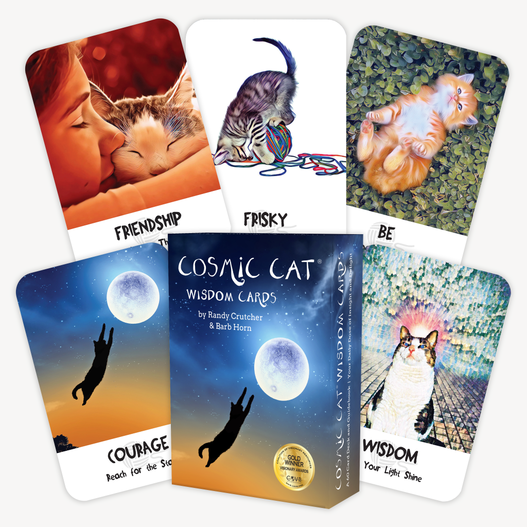 Cosmic Cat Wisdom Cards - EnlightenUp